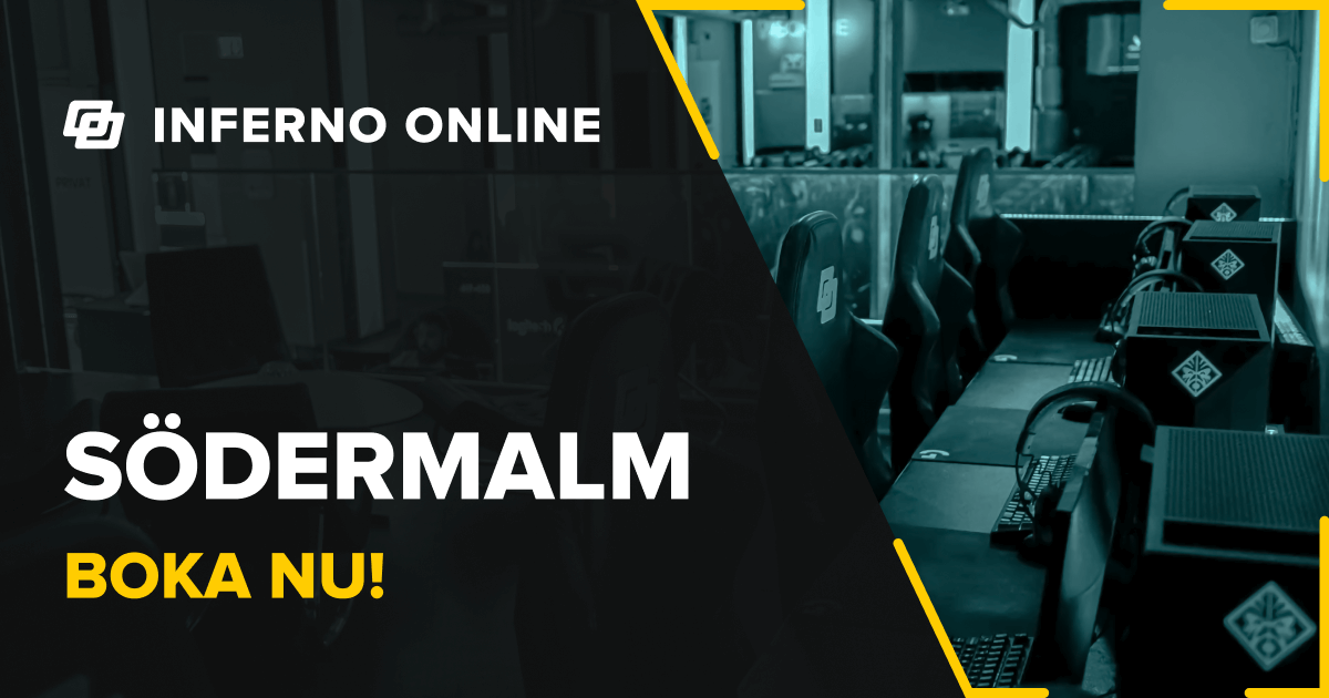 Inferno Online Södermalm: Boka nu och upplev över 150 spel!